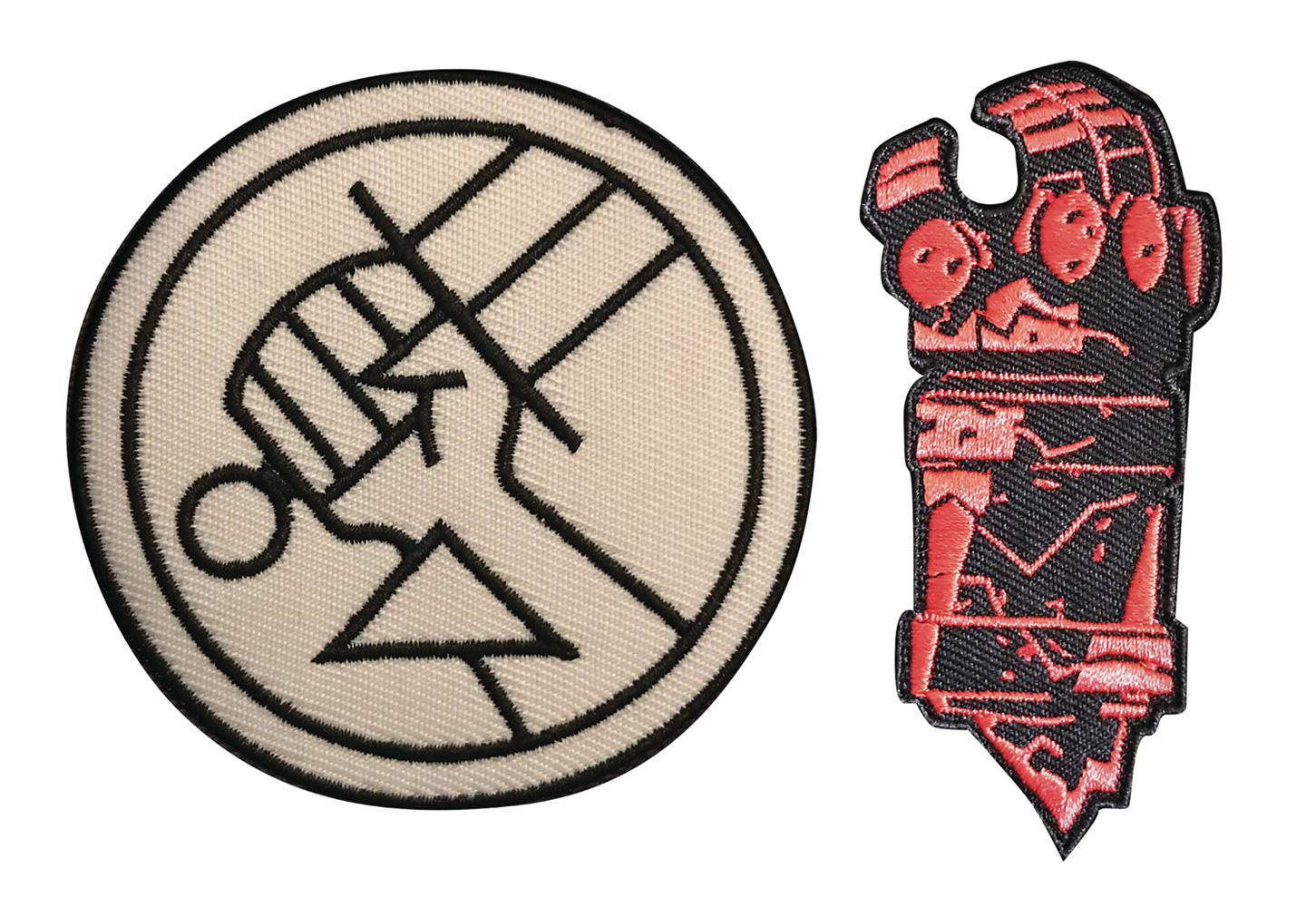 Hellboy B.P.R.D. Logo & Right Hand of Doom 8-Piece Patch Assortment - Westfield Comics
