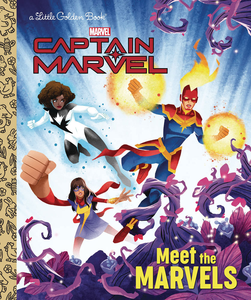 Marvel Little Golden Book: Captain Marvel - Meet the Marvels ...