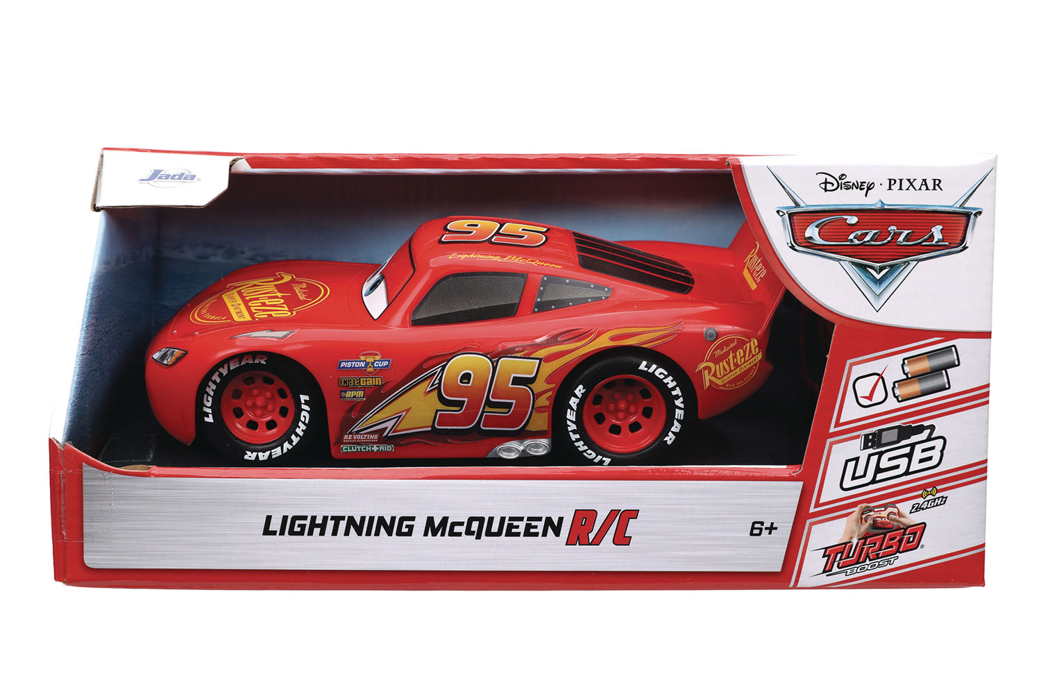 Disney Pixar Cars R/C Vehicle: Lightning McQueen (1/24 scale ...