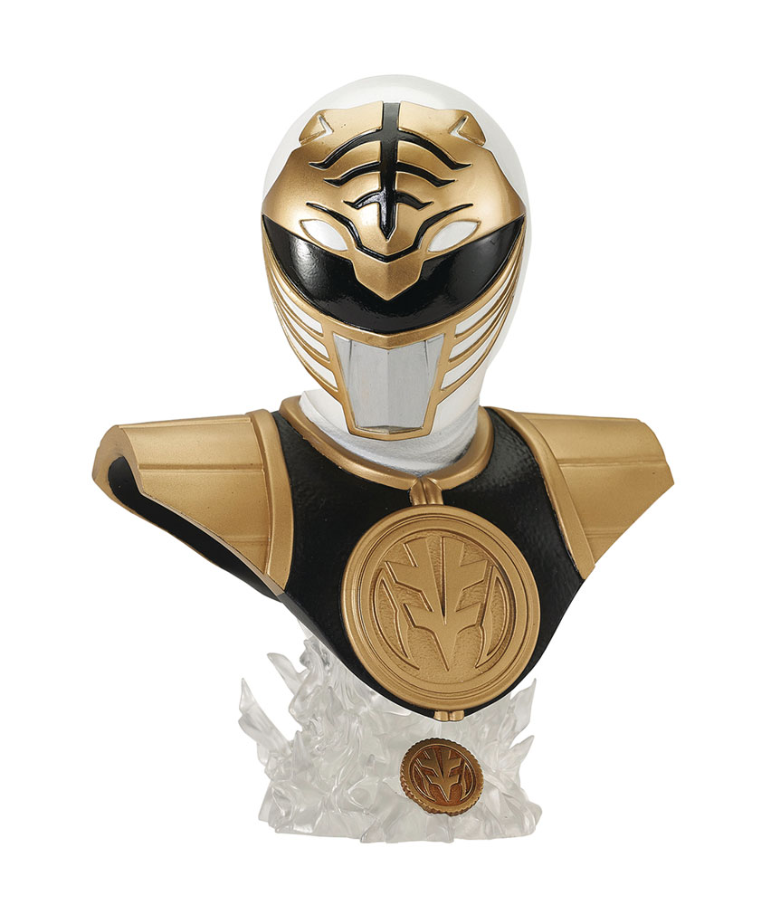 Power Rangers Legends in 3D Bust: White Ranger (1/2 scale) - Westfield ...